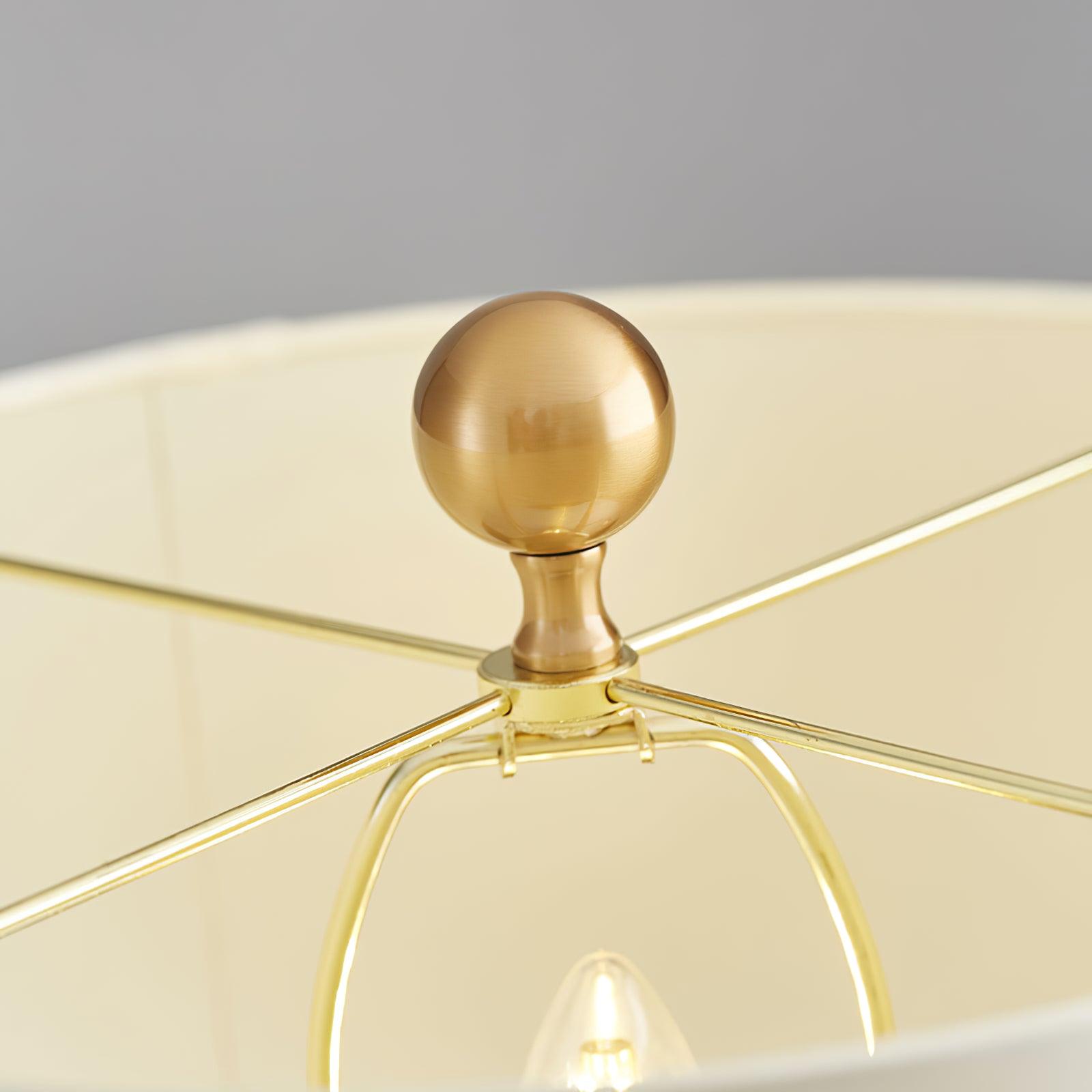 Orbit Metal Alabaster Table Lamp – Vakkerlight