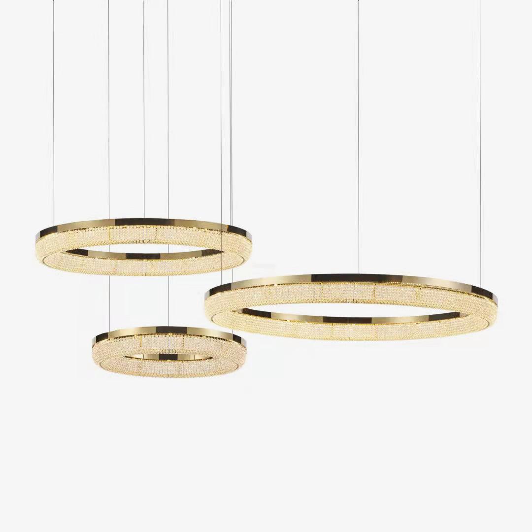 Round Ring Crystal Chandeliers – Vakkerlight