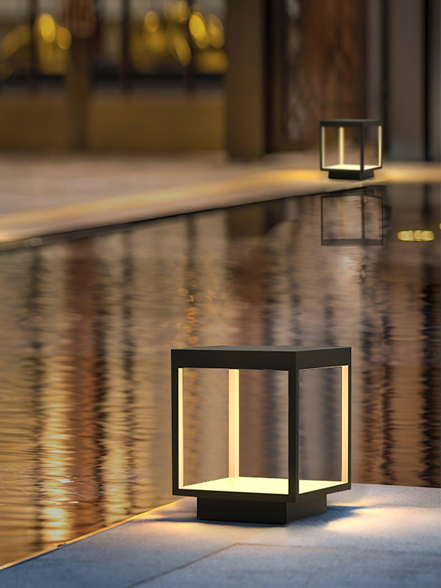 Square Frame Post Outdoor Light – Vakkerlight