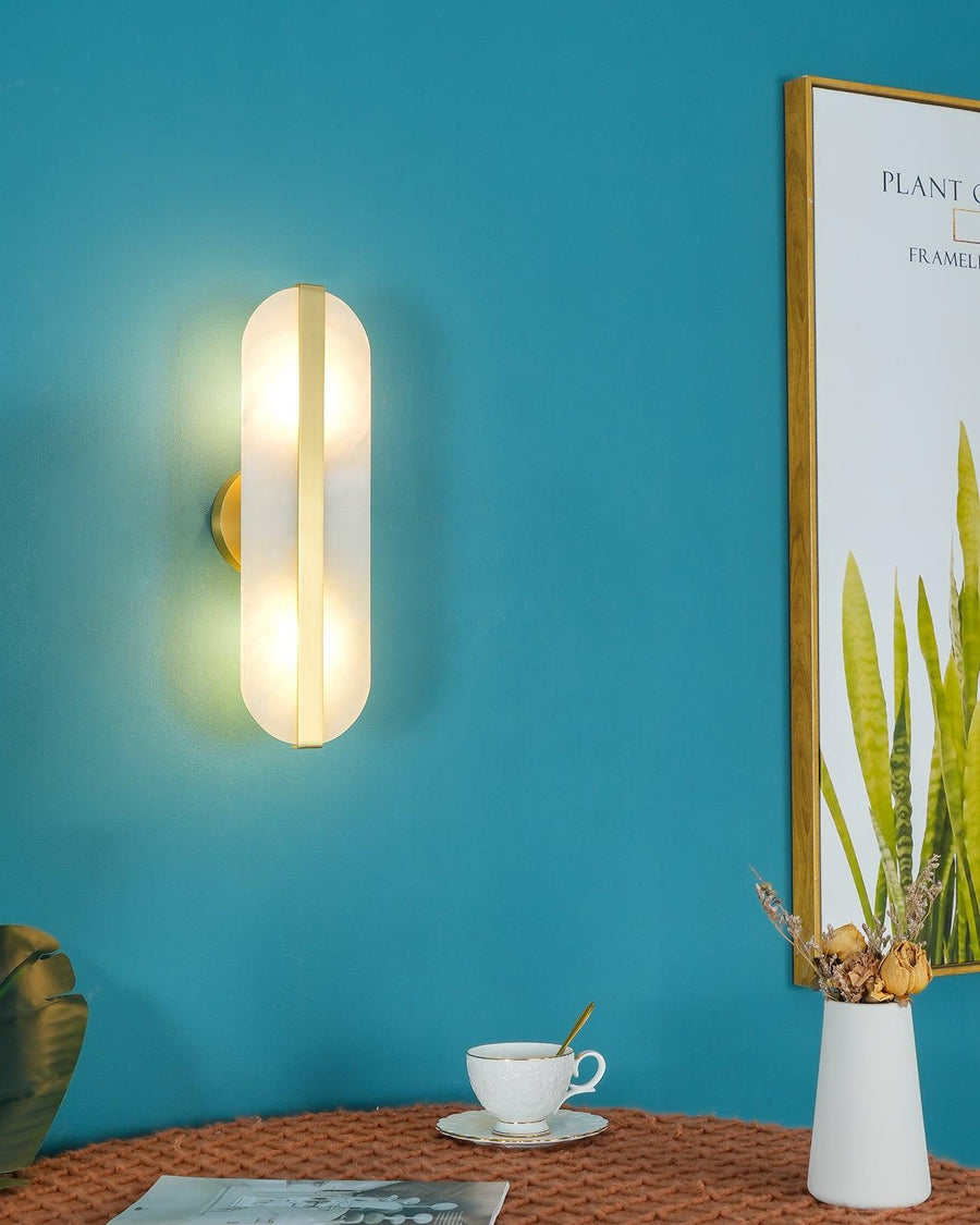 Stone Wall Alabaster LED Sconce – Vakkerlight