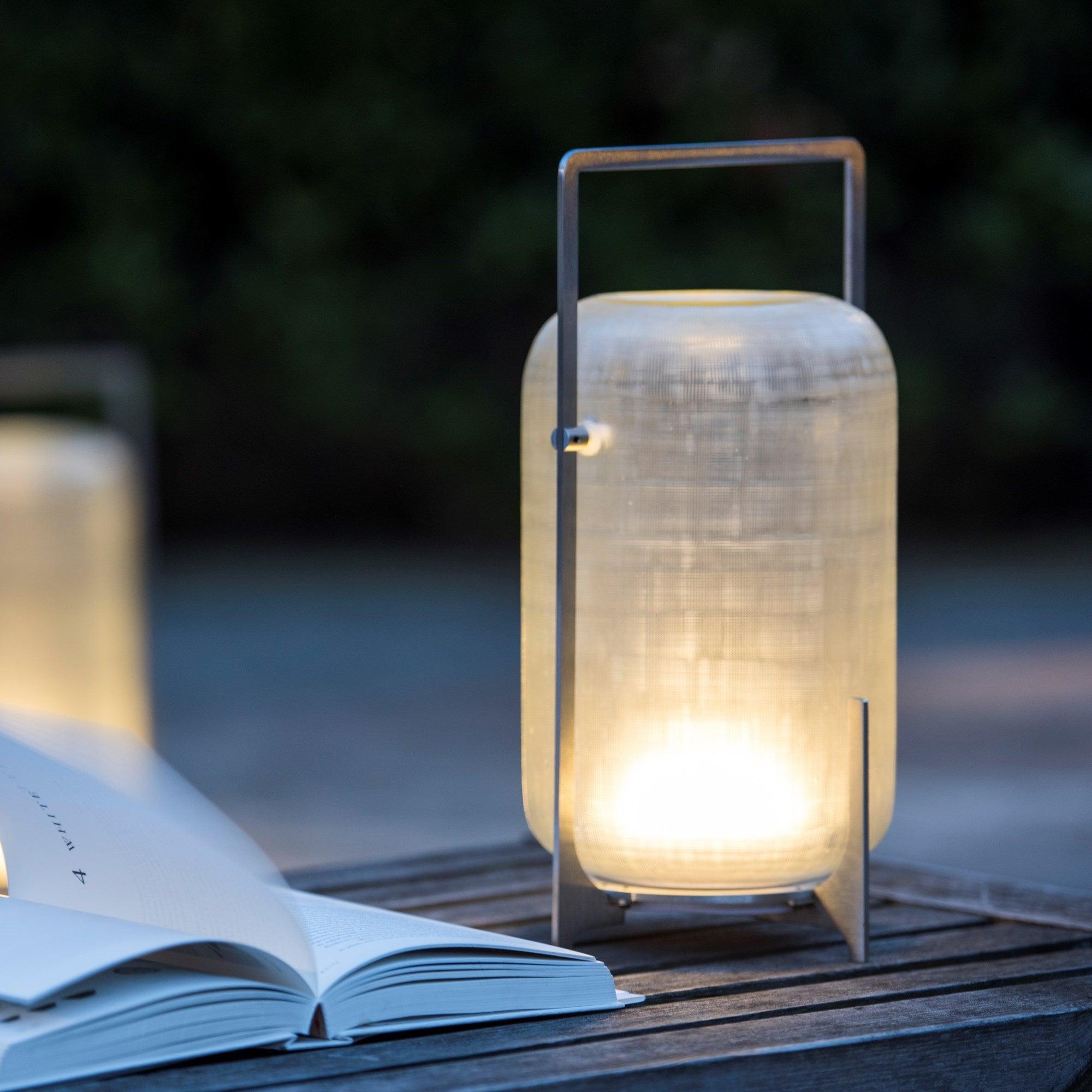 Steel Twilight Lantern Table Light – Vakkerlight