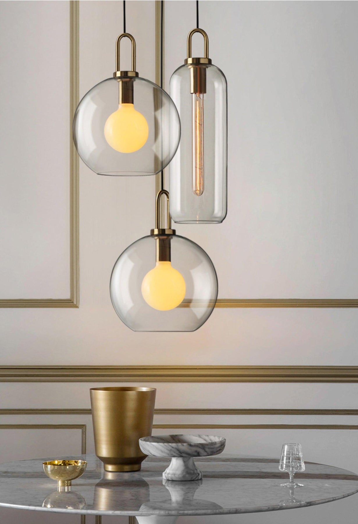 Pendulum Glass Pendant Lamp – Vakkerlight